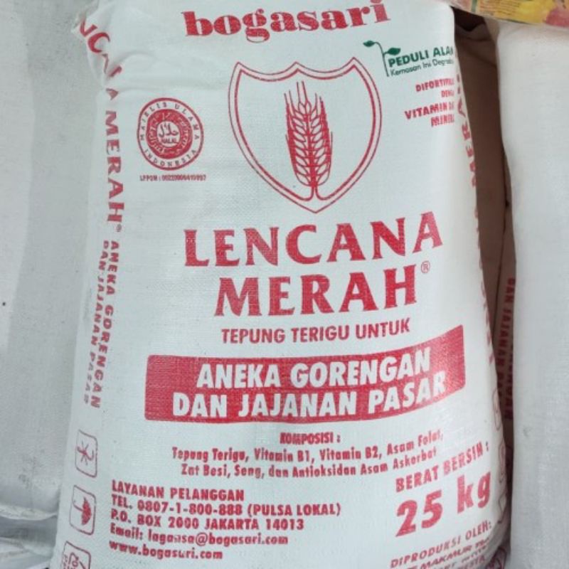 Jual Tepung Lencana Merah repack 1 kg | Shopee Indonesia