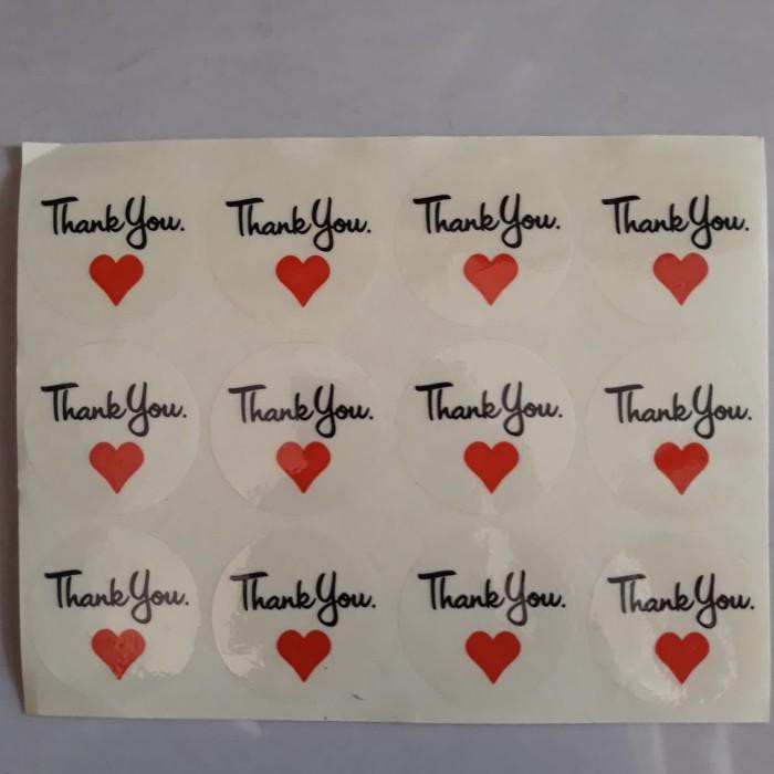 Jual Unik sticker Thank You S020 Murah | Shopee Indonesia