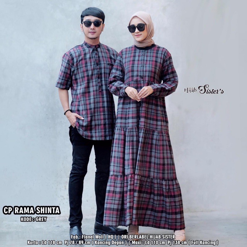 Jual Baju Muslim Couple Rama Shinta ORI HIJABSISTERS | Shopee Indonesia