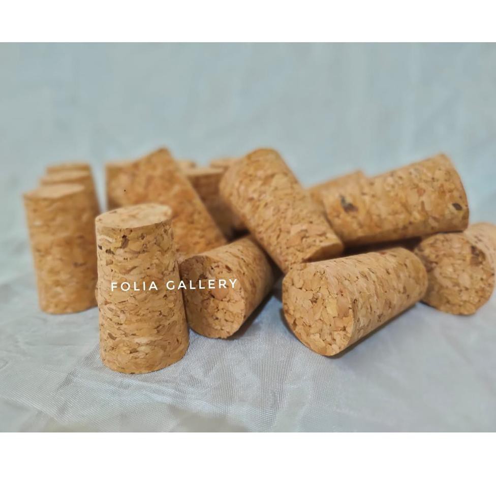 Jual [READY JKT] Tutup Botol Kaca Gabus Kayu/ Bottle Cork/Wine Cork ...