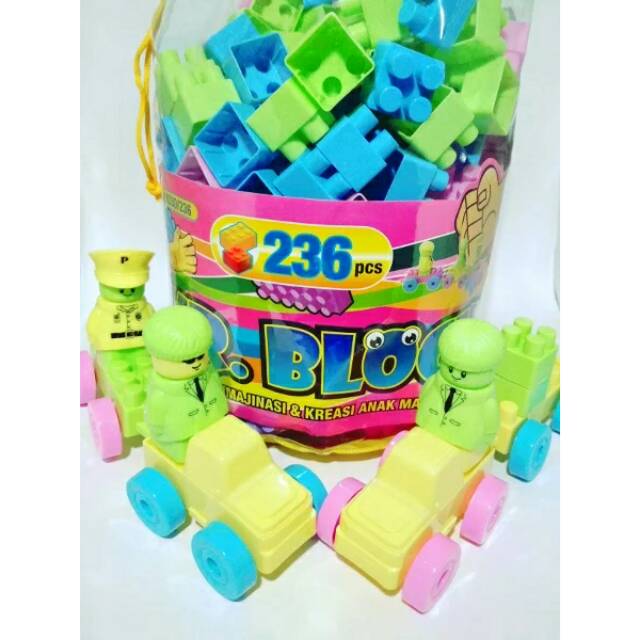 Jual Mainan blok lego besar isi 236pcs | Shopee Indonesia