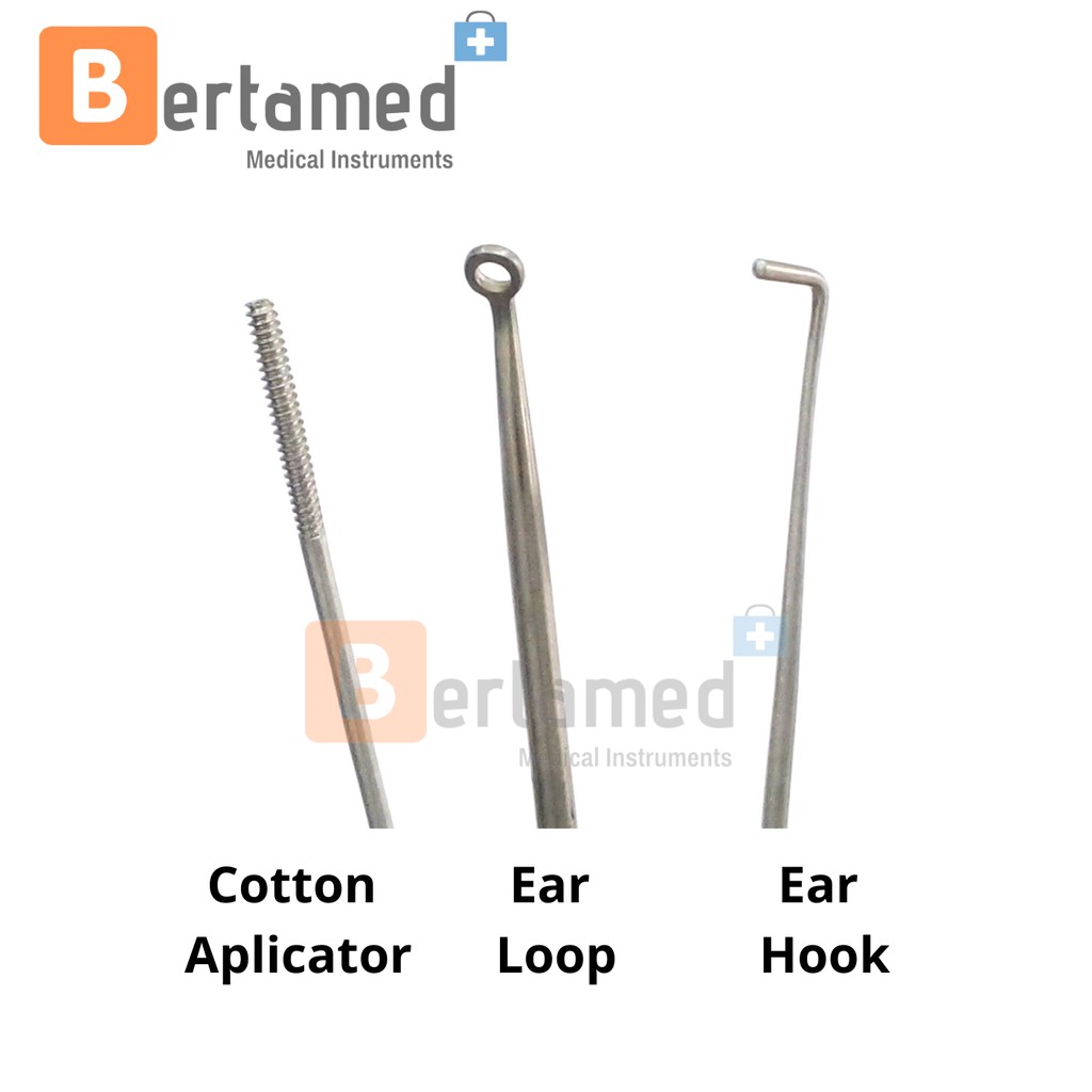 Cerument Set of 3 / Cerumen Set / Serumen Set THT - Sendok Serumen ...