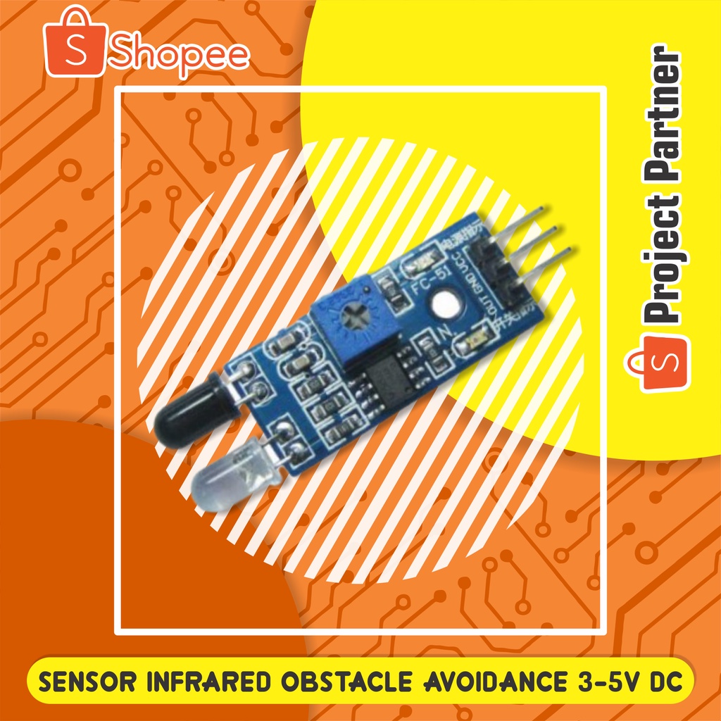 Jual Sensor Infrared Obstacle Avoidance 3-5V DC Halang Rintang | Shopee ...