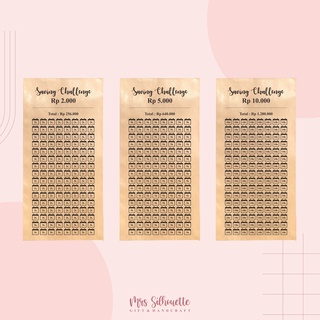 Jual AMPLOP TARGET / SAVING CHALLENGE / MENABUNG / TABUNGAN / 30 HARI ...