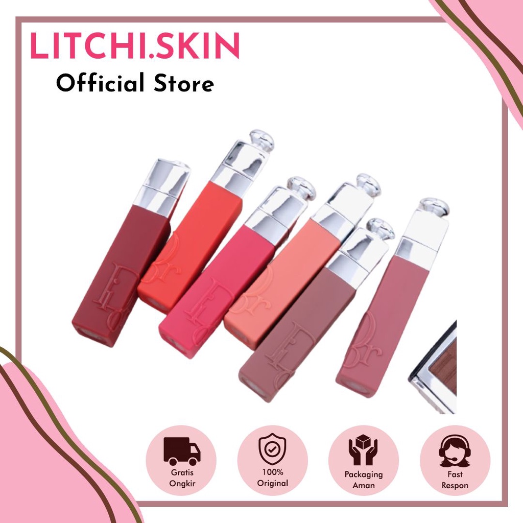Jual LITCHI SKIN - DIOR LIP TATTOO LIP TINT / Addict Lip Tattoo Long Wear Colored Tint/ NEW ...