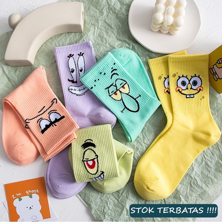 Jual Termurah !!! Kaos Kaki Wanita Katun Lembut Halus 3D Cute Cartoon ...
