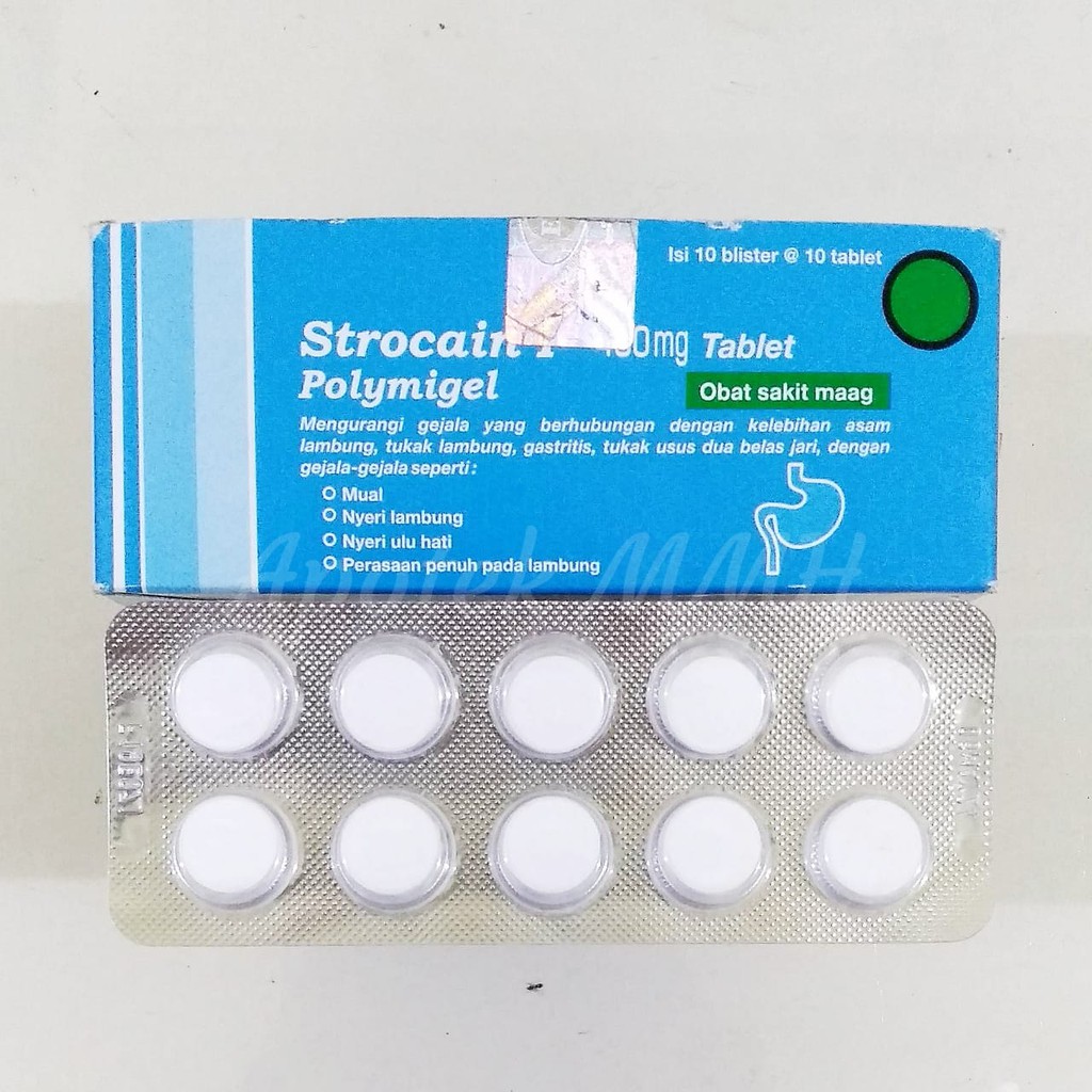 Jual Strocain P 400mg Tablet Isi 10 Tablet | Shopee Indonesia