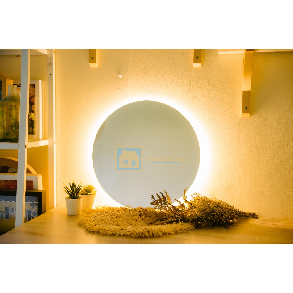 Jual Cermin Bulat LED Strip D50 & D60 Kaca Cermin Lampu Aesthetic ...