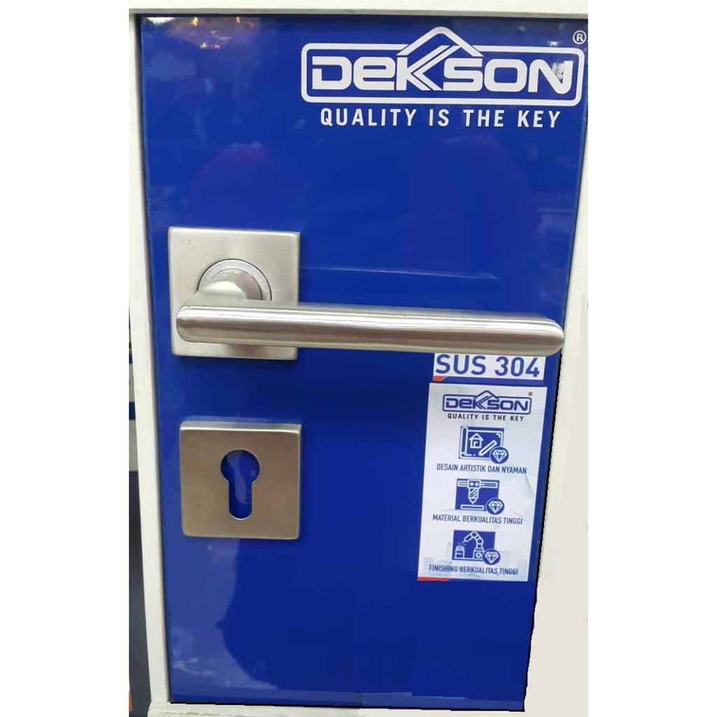 Jual Set Kunci Pintu KAYU Dekkson Silinder Handle Kunci Dekson KOTAK ...