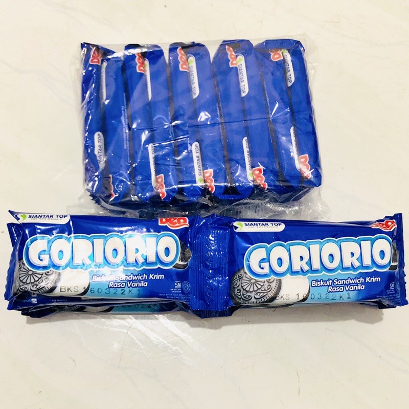 Jual goriorio biskuit coklat rasa krim vanilla | Shopee Indonesia