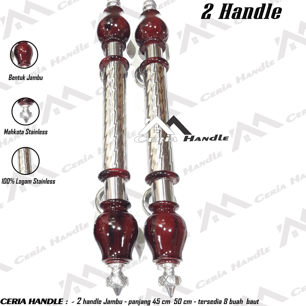 Jual handle pintu tarik dorong gagang pintu rumah minimalis stainless ...