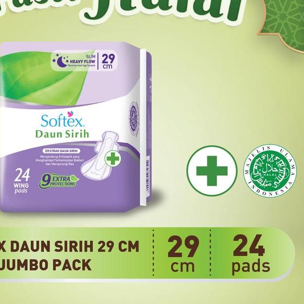 Jual Softex Daun Sirih 29Cm Jumbo Pack 24s | Shopee Indonesia