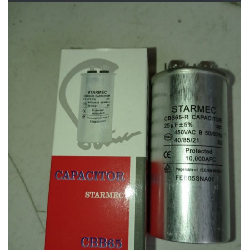 Jual CAPASITOR AC 25 UF 450 Volt Capasitor 25 mikro | Shopee Indonesia