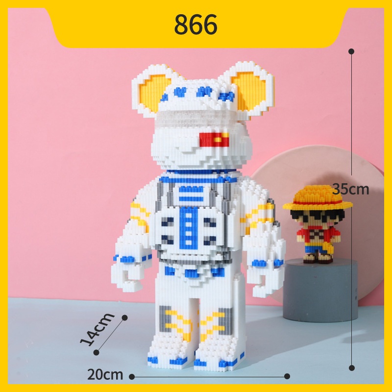 Jual Mainan Bricks/Blocks/Balok Bear Brick Series DIY Edukasi Anak Anak ...