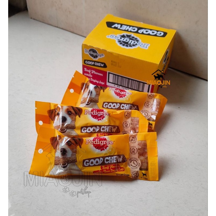 Jual Pedigree GOOD Chew Small Dog 53g BEEF Snack Anjing Gigit Cemilan ...