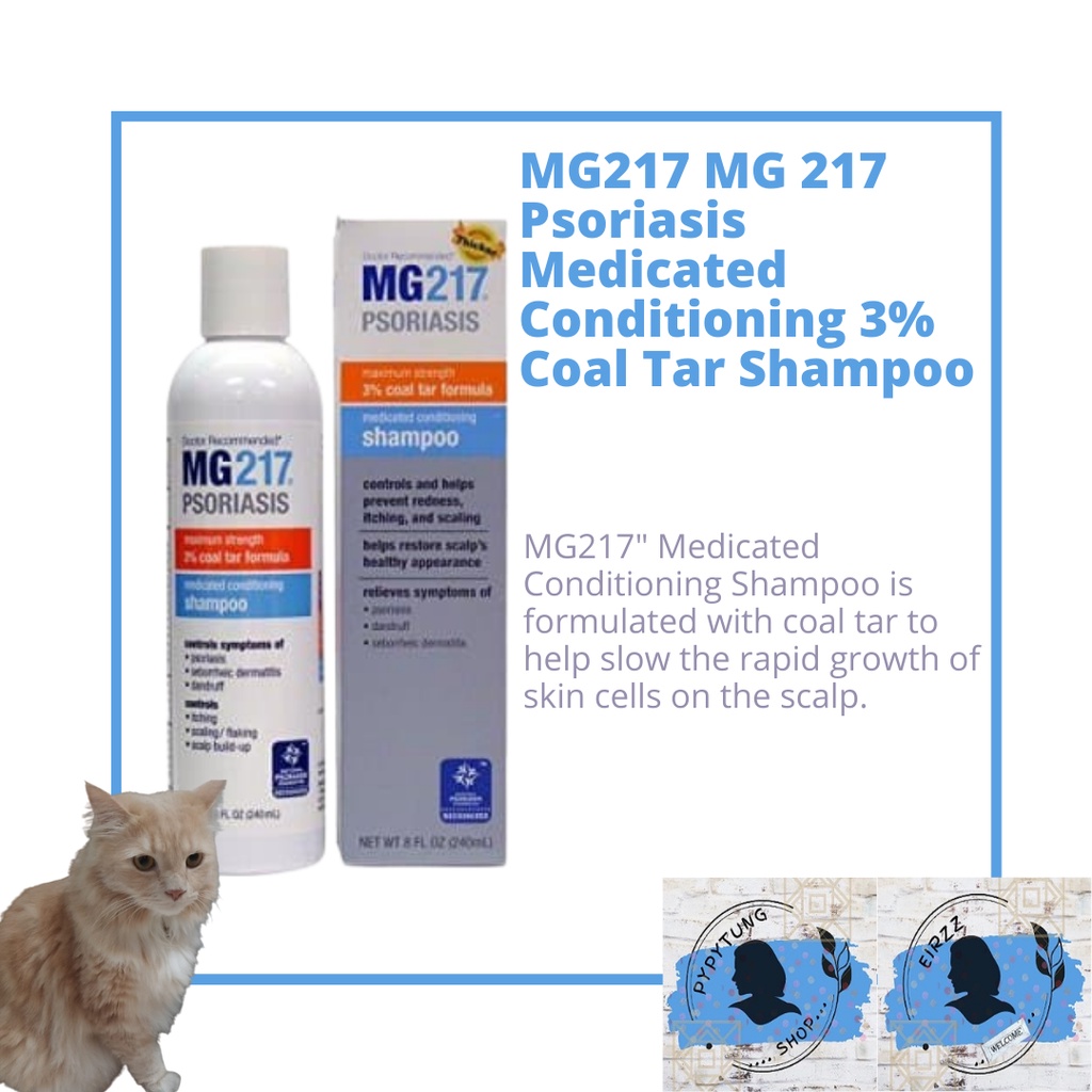 Jual MG217 MG 217 Psoriasis Medicated Conditioning 3% Coal Tar Shampoo ...