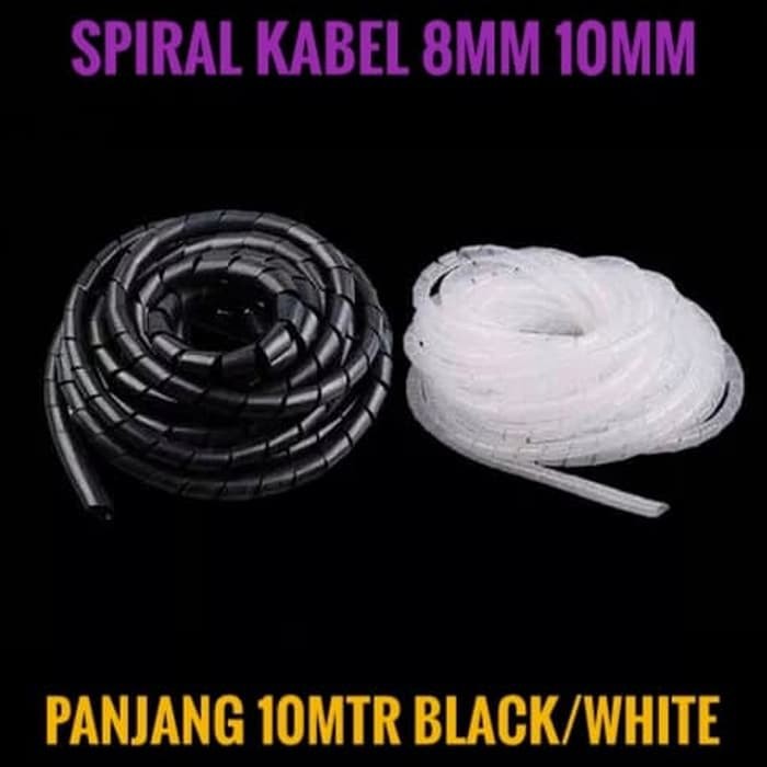 Jual Kabel Spiral Wrapping Cable protector cover organizer merapikan ...