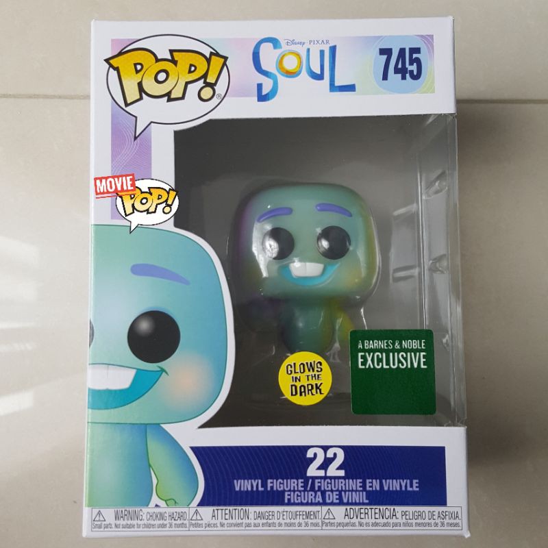 Jual Funko POP! Disney Pixar: Soul - 22 Glows GITD Exclusive | Shopee ...