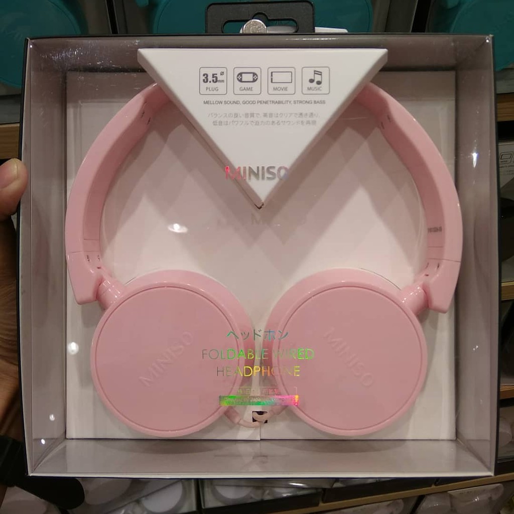 Jual Miniso Official Foldable Wired Headset (Model H680) | Shopee Indonesia