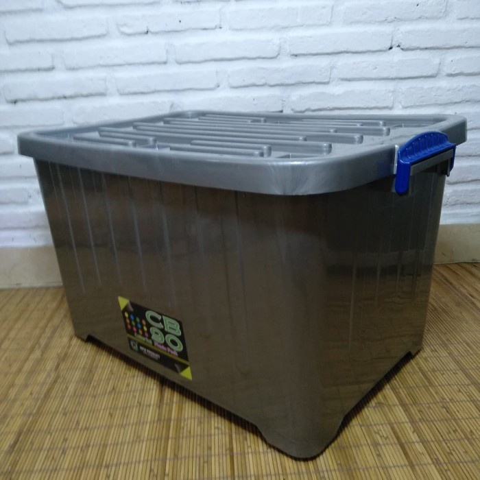 Jual Container Box Abu-Abu MPW CB 90 Liter (Gojek) | Shopee Indonesia