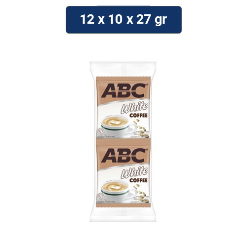 Jual ABC WHITE COFFEE (RTG, 12 X 10 X 27 GR) | Shopee Indonesia