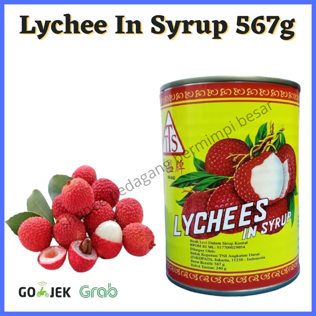 Jual TTS Lychee In Syrup 567g/ Leci Kaleng / Lychees In syrup 567gr ... Jual TTS Lychee In Syrup 567g/ Leci Kaleng / Lychees In syrup 567gr ...
