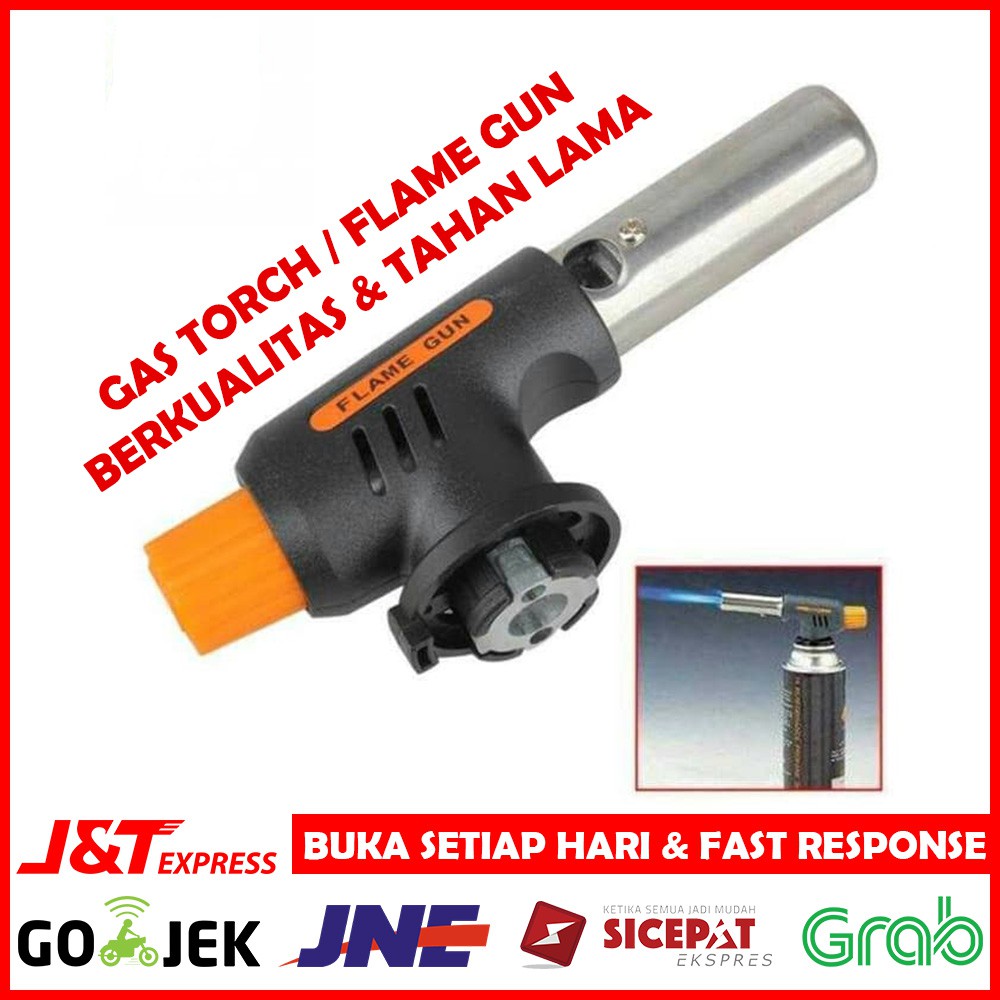 Portable Kepala Gas Torch BBQ Blow Torch Flame Gun Korek | Shopee Indonesia