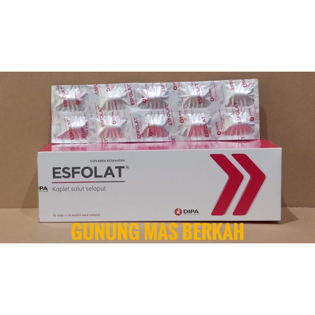 Jual ESFOLAT esfolat isi 10 tablet - Vitamin & Mineral Komplit untuk ...