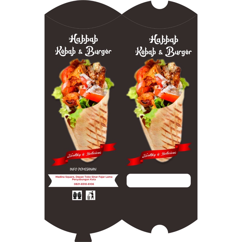 Jual Kertas Kebab / Bungkus Kebab / Kotak Kemasan Kebab isi 2000 Pcs ...