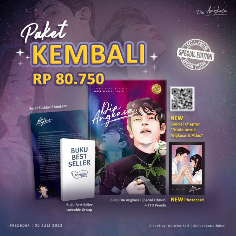 Jual Buku Novel Dia Angkasa / Dia Aurora - Nur Wyna | Shopee Indonesia