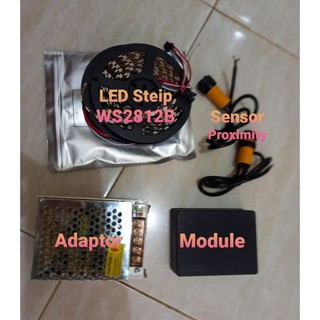 Jual Led Strip Tangga Otomatis Sensor (1 Set Tinggal Pasang) | Shopee ...