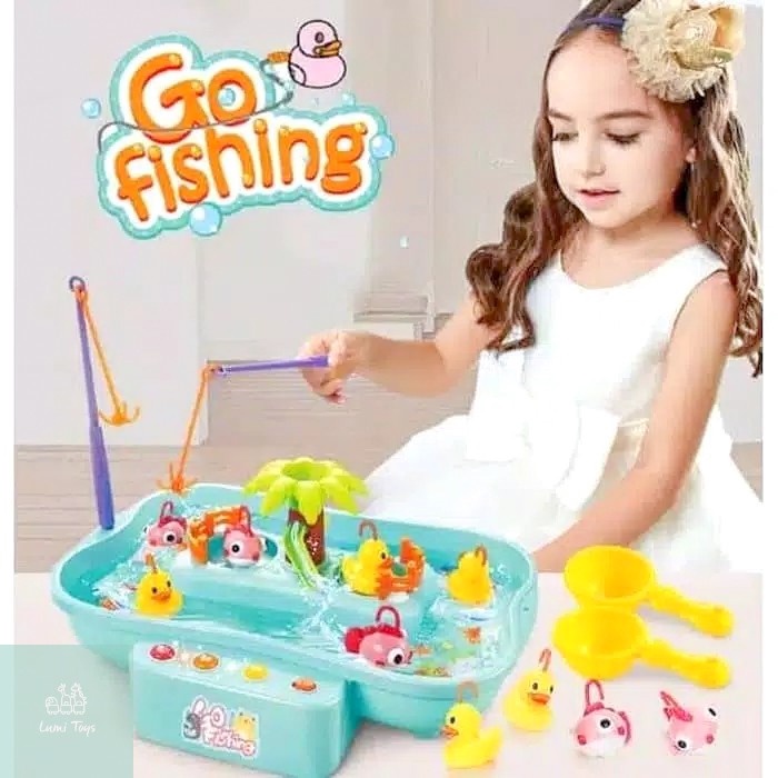 Jual FU1116 Mainan Anak Pancingan Ikan Dan Bebek Go Fishing Duck Ada ...