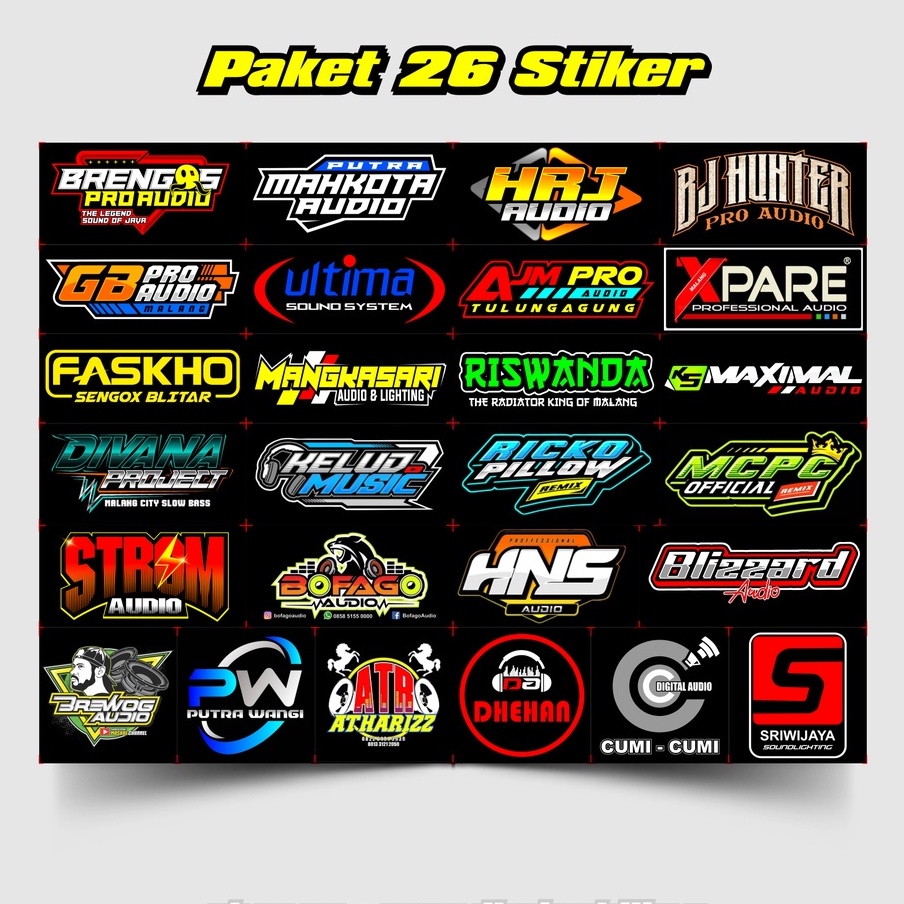 Jual Stiker Sound System - Isi 26 - Brewog Brengos k5 maximal HRJ ... Jual Stiker Sound System - Isi 26 - Brewog Brengos k5 maximal HRJ ...