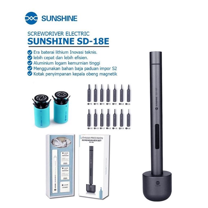 Jual SCREWDRIVER ELECTRIC SUNSHINE SD-18E | Shopee Indonesia