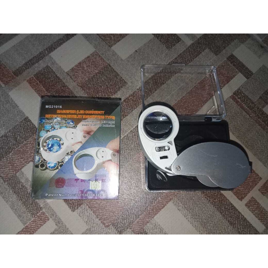 Jual LOUPE GEOLOGI | Kaca Pembesar Lup Geologi LED 40x Original ...