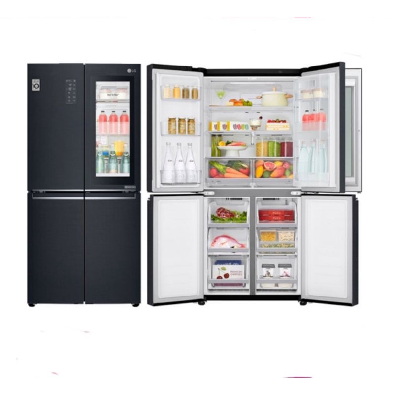 Jual Kulkas 4 Pintu LG GC-Q22FTQKL Multi Door InstaView Door in Door Black | Shopee Indonesia