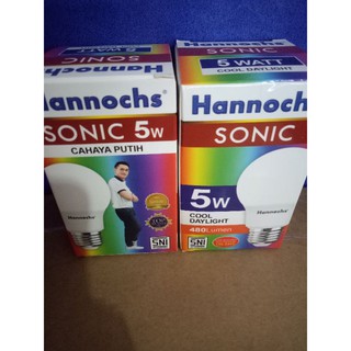 Jual Lampu LED Hannochs Sonic 5W Cahaya Putih bergaransi Lampu LED ...