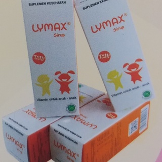 Jual Lymax Sirup// LYMAX SIRUP VITAMIN NAFSU MAKAN ANAK PER BOTOL ...