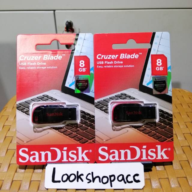 Jual FLASHDISK SANDISK 8GB CRUZER BLADE ( CZ50 ) ORIGINAL SANDISK ...