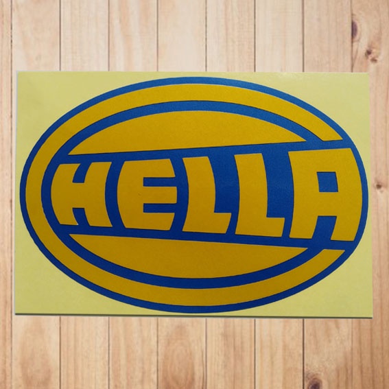 Jual Stiker Hella Yellow and Blue Logo | Shopee Indonesia