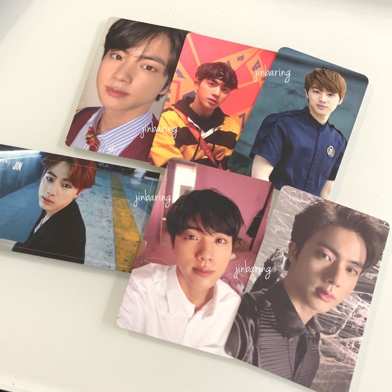 Jual [OFFICIAL] photocard pc bts bangtan kim seokjin jin mots map of the soul versi 4 v4 ly love ...