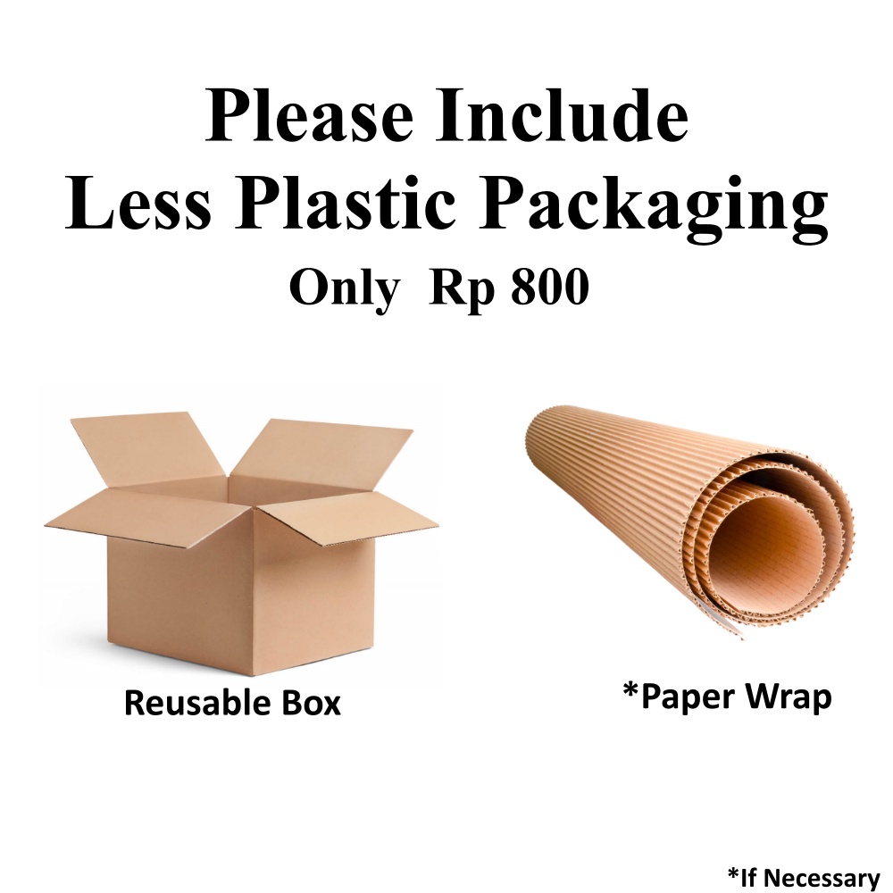 Jual (Add on) Less Plastic Packaging | Shopee Indonesia