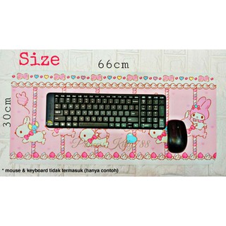 Jual ALAS KEYBOARD PANJANG MURAH BAHAN TIPIS ANTI SELIP (30X66) ALAS ...
