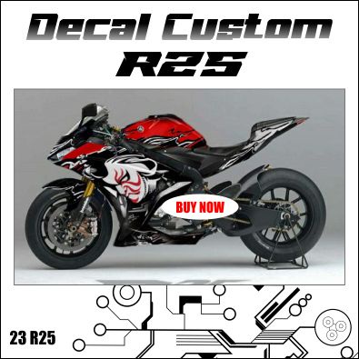 Jual Decal R25 Full Body Decal Yamaha R25 Old Stiker R25 Full Body ...