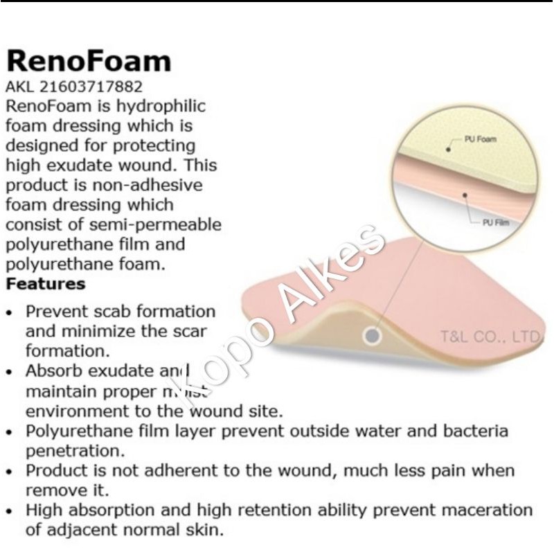 Jual RenoFoam Untuk Perawatan Luka (Wound Care) | Shopee Indonesia