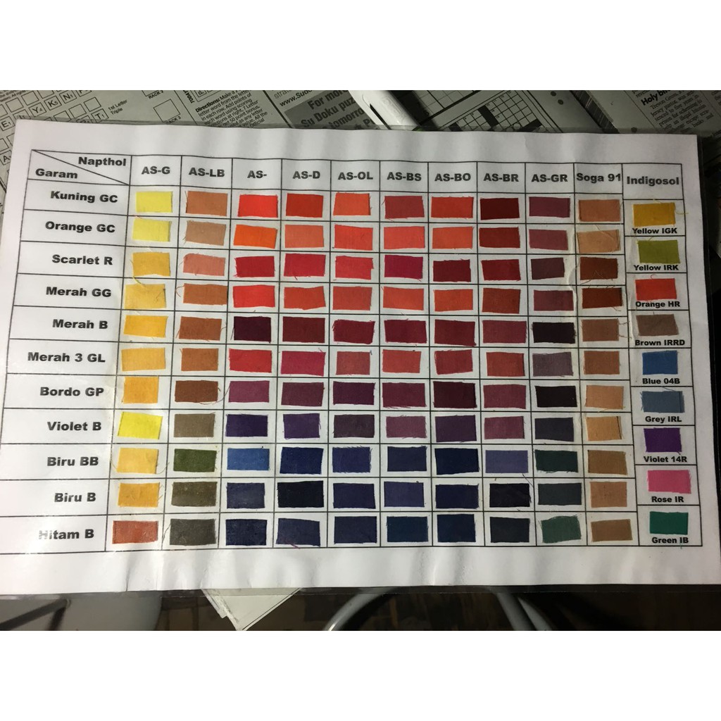 Jual Tabel Warna | Shopee Indonesia