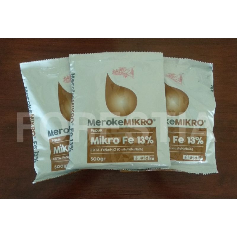 Jual Pupuk Meroke Mikro FE 13% EDTA 500gr kemasan pabrik | Shopee Indonesia