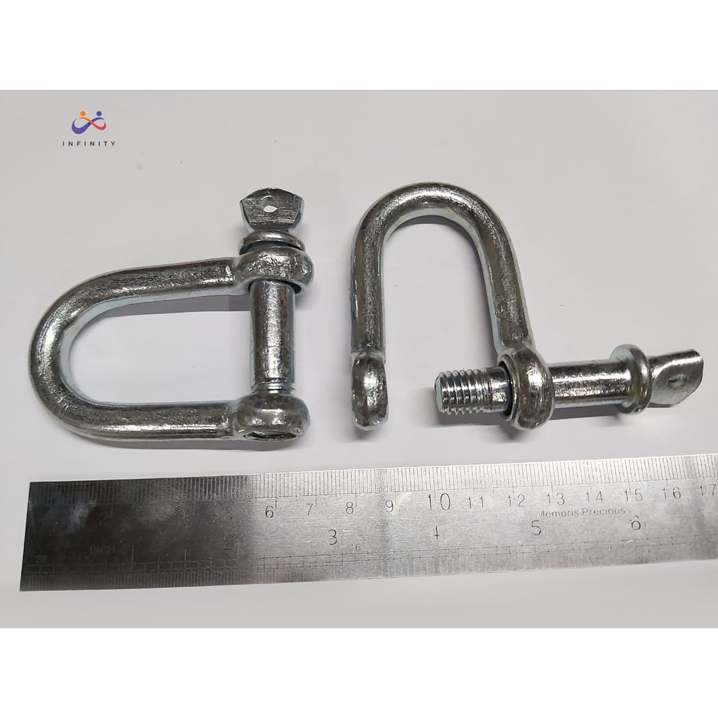 Jual SEGEL OMEGA D M12 /BOW SHACKLES 12 mm / SAMBUNGAN RANTAI BESI 1/2 ...