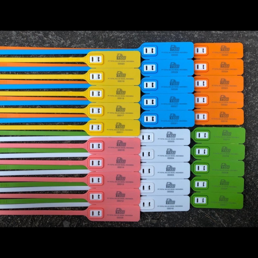 Jual Segel Locis / Security Seal / Segel Plastik ERPS 400 T Double Lock ...