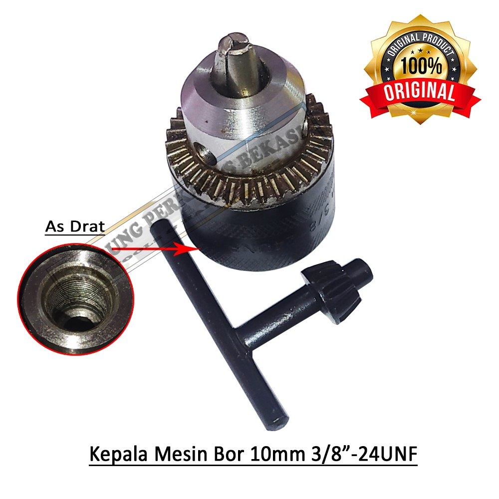 Jual Popeye Kepala Bor Set Kunci Untuk Mesin 10mm 3 8 24UNF Lubang As